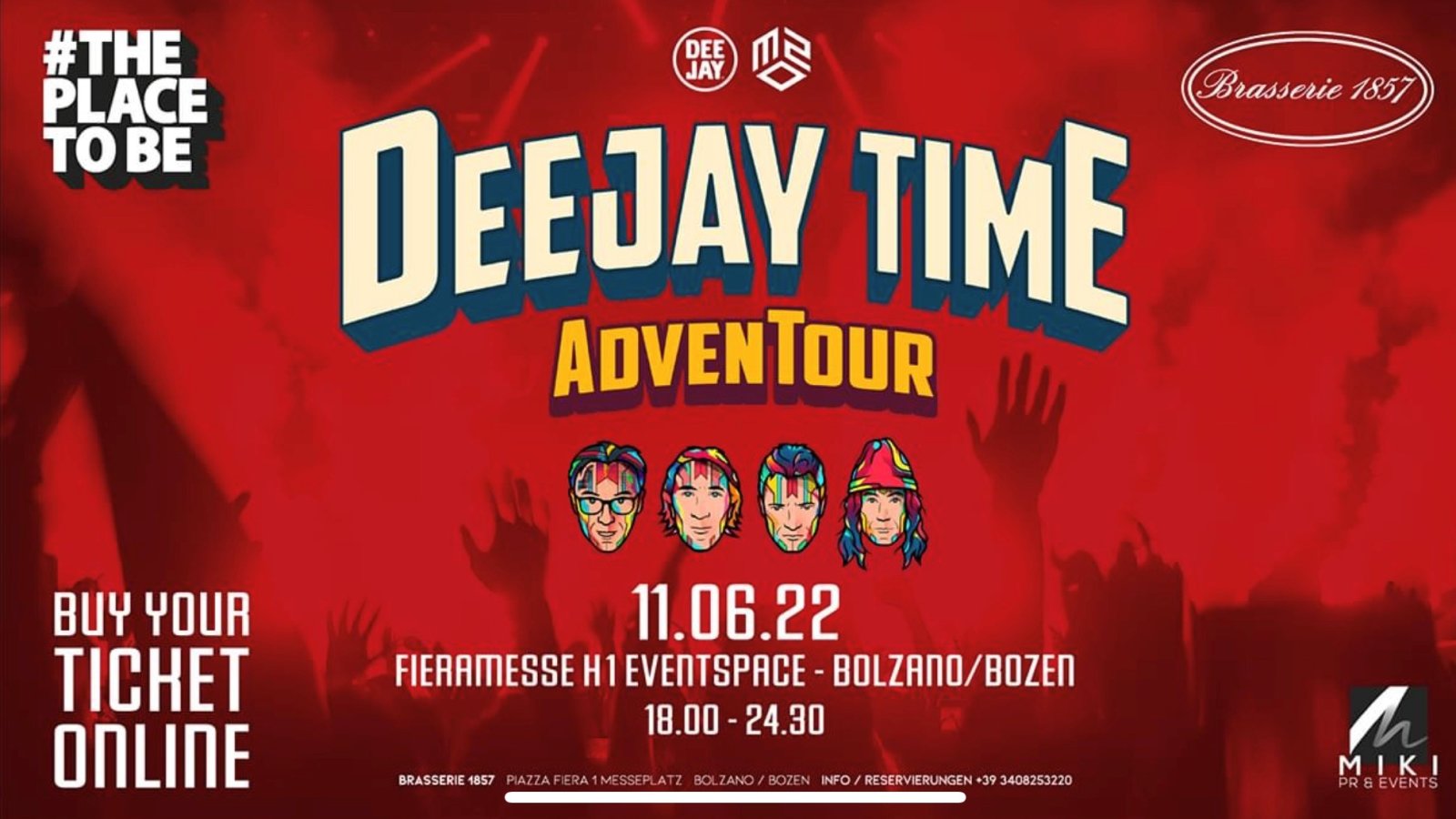 Deejay Time Adventour | FieraMesse H1 Eventspace